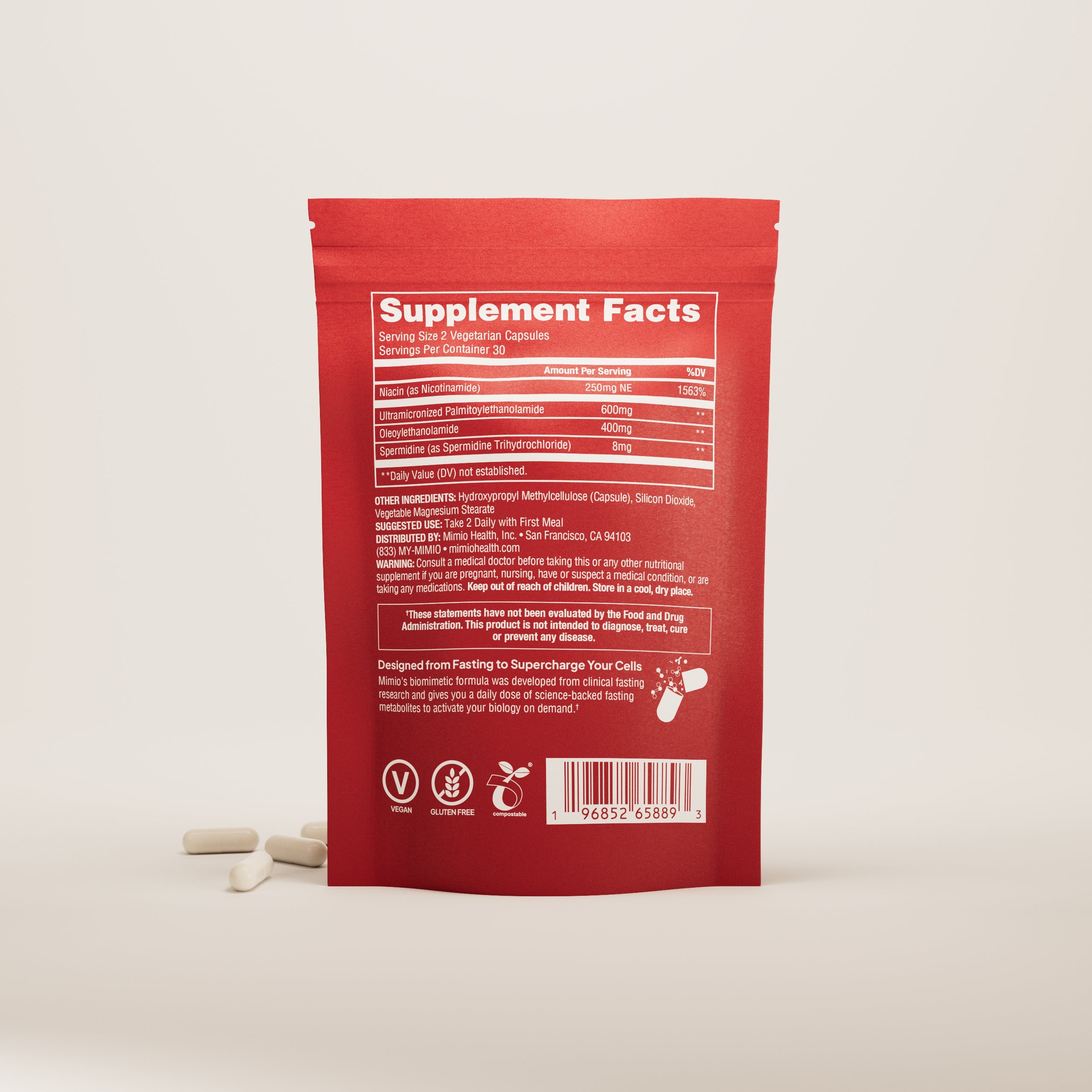 Biomimetic Cell Care | Healthspan Supplement | Mimio Health